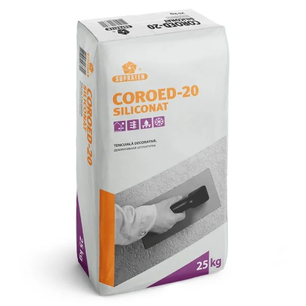 Tencuiala decorativa Coroed-20 Siliconat 25kg